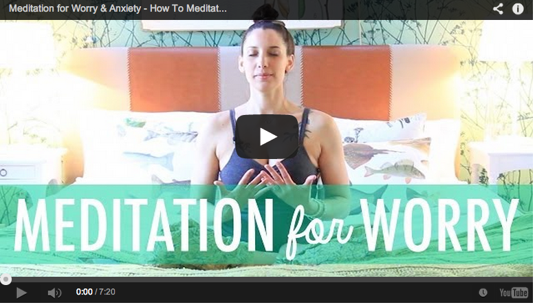 Meditation for Worry and Anxiety - Meditation Tutorial for Beginners ...